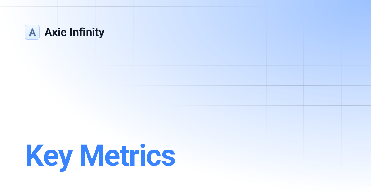 Key Metrics | Axie Infinity
